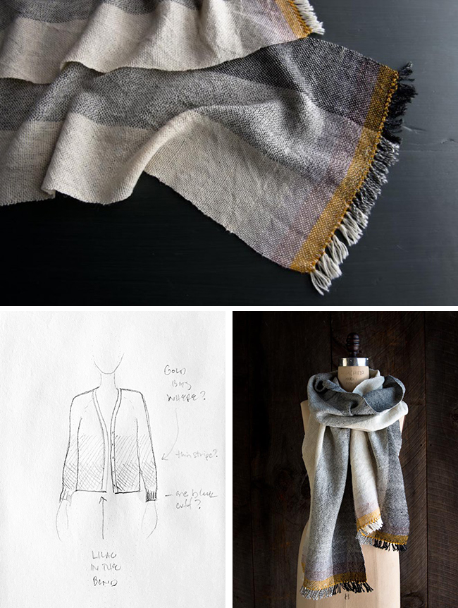 Idea Log: Field Scarf turned sweater - KT's Slow Closet